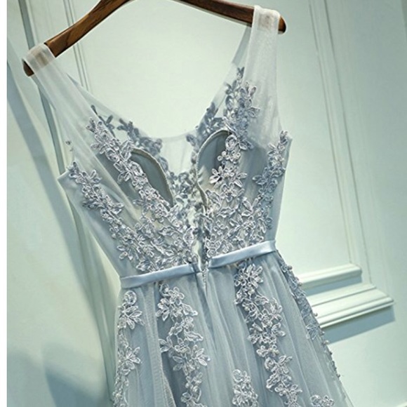 Dresses | Stunning Statement Dress In Silver | Poshmark